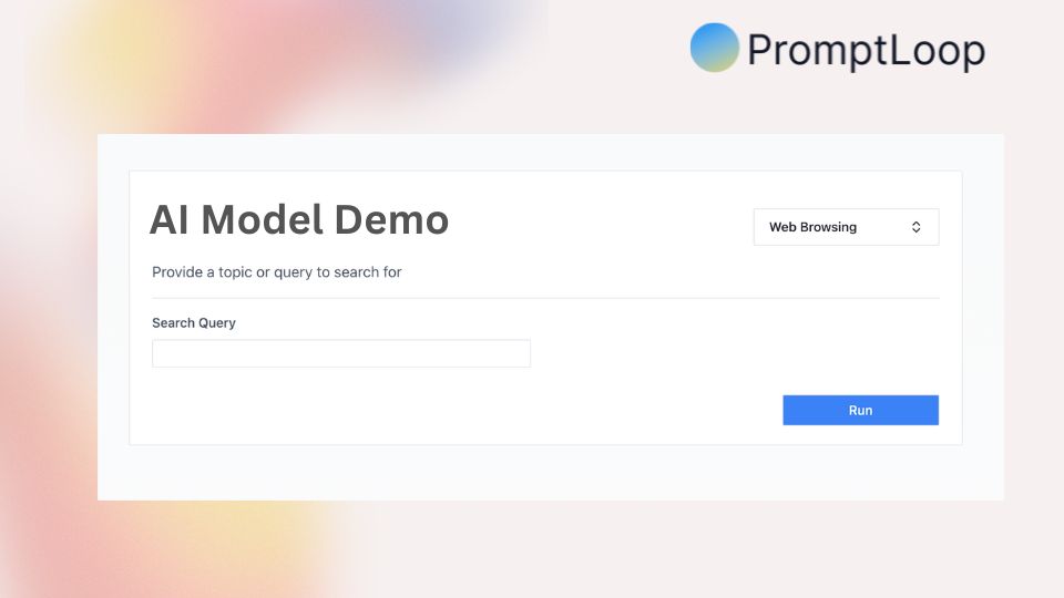 AI Model Playground | PromptLoop